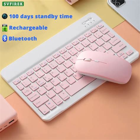 10 Inch Wireless Bluetooth Keyboard Universal Bluetooth Mouse Set For Mobile Phone Tablet Laptop