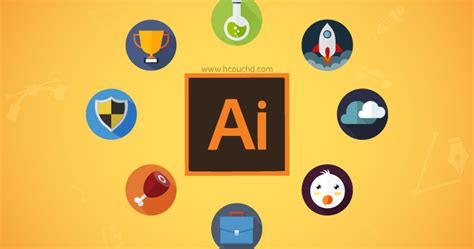 كورس كيفية إنشاء أيقونات مسطحة Flat Icon بإستعمال Illustrator