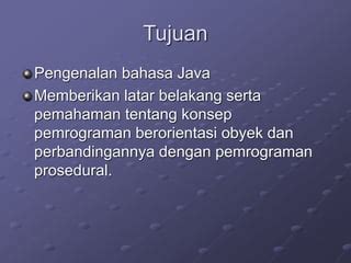 T Konsep Pemrograman Berorientasi Obyek Ppt