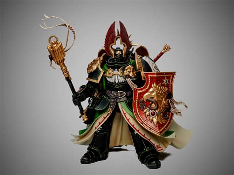 狮王再现：暗源战锤40k黑暗天使莱恩·艾尔庄森人偶 机核 Gcores