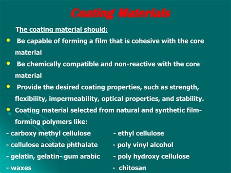 Ppt Understanding Microencapsulation Techniques And Applications