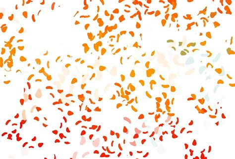 Light Orange Vector Backdrop With Abstract Shapes 13660623 Vector Art