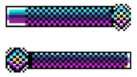 Premium Vector Pixelated Banner Set Grunge Header Amp Footer