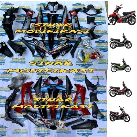 Jual Full Set Cover Body Halus Dan Kasar Motor Supra X 125 Batman 2008