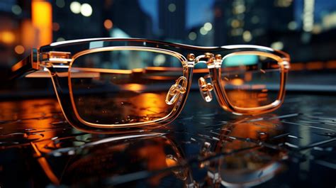 Premium Ai Image Eyeglasses Looking At Screen With Digital Code