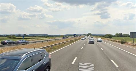 Live M5 Closure After Car Careers Off Road In Crash Bristol Live