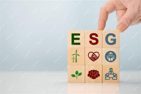 Значок Esg для окружающей среды социальной сферы и управления