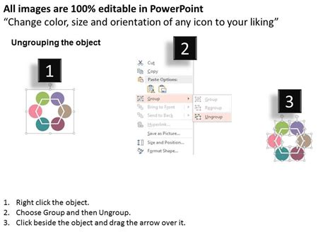 Circular Process Flow Diagram And Icons Powerpoint Template