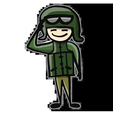 Telegram Sticker 😞 from «Армейские стикеры» pack