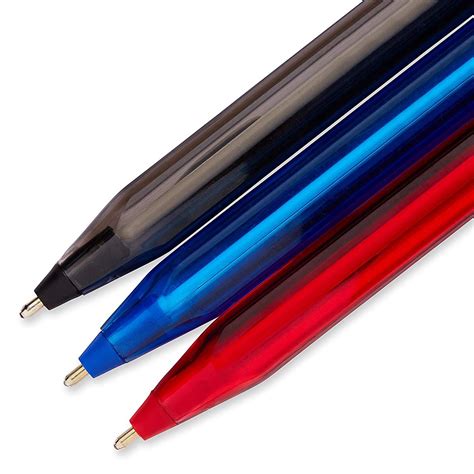 Paper Mate Inkjoy 100st Ballpoint Stick Pens Blue Medium 10 Mm 12