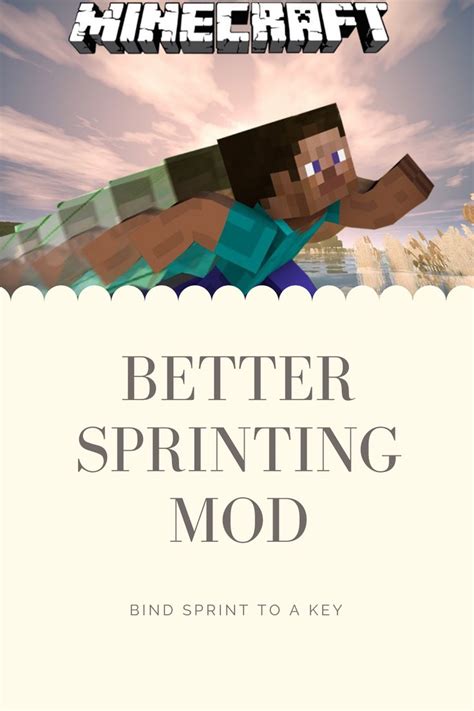 Better Sprinting Mod 1 16 3 1 15 2 1 14 4 1 12 2 Minecraft Mods Mod Minecraft Mods List