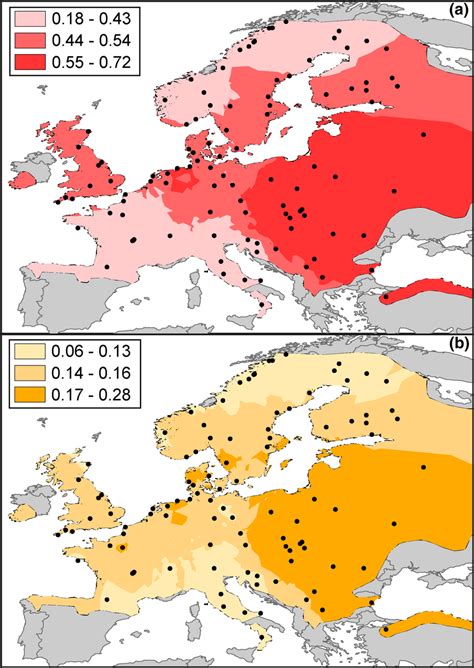 Bank Vole Genetic Diversity Across Europe Represented By Spatial