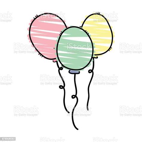 생일 장식 풍선 파티 기념일에 대한 스톡 벡터 아트 및 기타 이미지 기념일 나이 낮 Istock