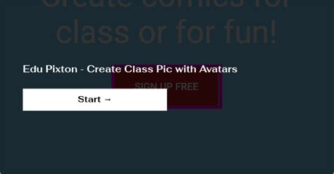 Edu Pixton Create Class Pic With Avatars