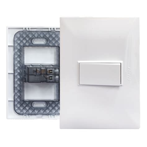 OPALUX INTERRUPTOR SIMPLE OPALUX 10A 250V P EMPOTRAR