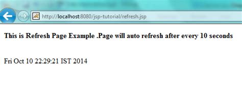 Jsp Response Jsp Tutorial By Wideskills