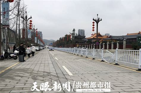 【天眼问政】贵阳泉湖公园附近道路护栏损坏进行交通龙井路