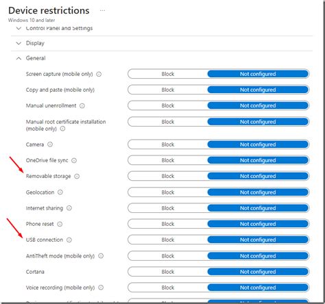 Intune Manage Write Access To Mobile Storage And Removable Data Drives All About Microsoft