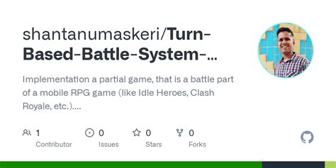 Github Shantanumaskeriturn Based Battle System Rpg Game