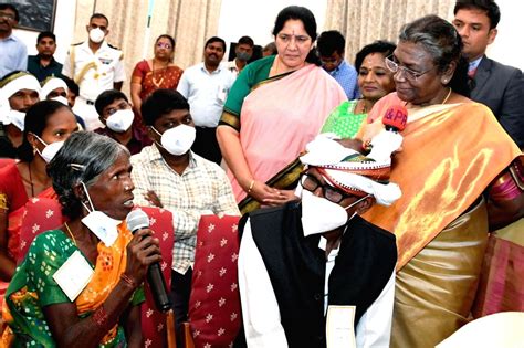 President Droupadi Murmu Interacts With Particularly Vulnerable Tribal
