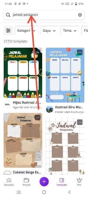 Cara Membuat Jadwal Pelajaran Aesthetic Dan Keren Di Hp Rancah Post
