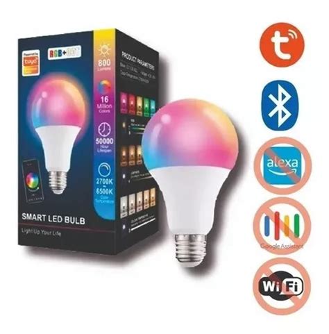Lâmpada Inteligente Bluetooth E27 Rgb Smart Life Tuya 15w MercadoLivre