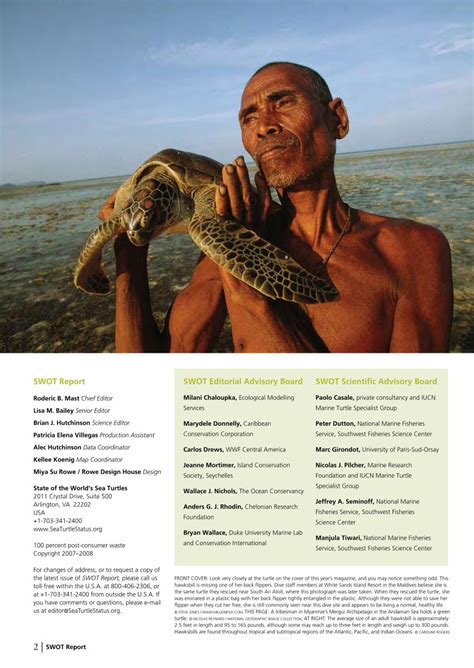 Pdf Swot The State Of The Worlds Sea Turtles Dokumentips