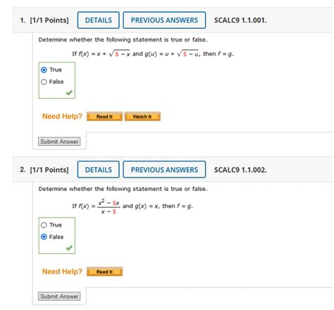 Calc 1 Why Is The Top Problem True But The Bottom Problem False When