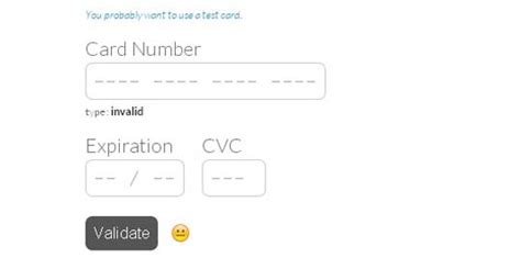 Best Free Jquery Credit Card Form Plugins And Validators Pixelbell