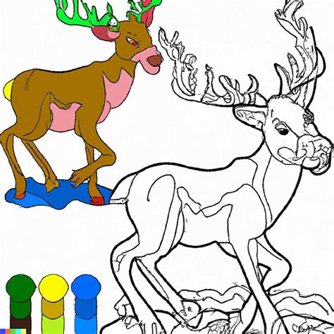 21 Desenhos De Cervo Para Imprimir E Colorir Pintar