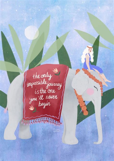 Journey Poster And Card In Five Sizes Positive Affirmation And Wall