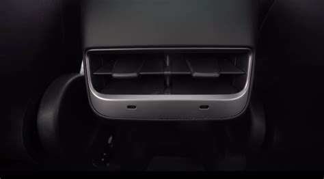 Tesla Model Y Rear USB Ports TESLARATI