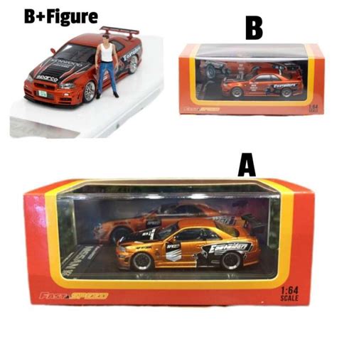 Promo FAST SPEED 1 64 NISSAN SKYLINE GT R R34 NEED FOR SPEED