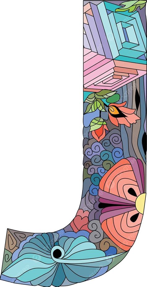 字母 J 字母雕刻設計矢量插圖植物對象標誌 向量 植物群 目的 标识向量圖案素材免費下載，png，eps和ai素材下載 Pngtree