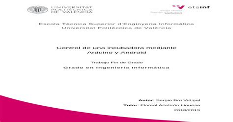 Control De Una Incubadora Mediante Arduino Y Android [pdf Document]