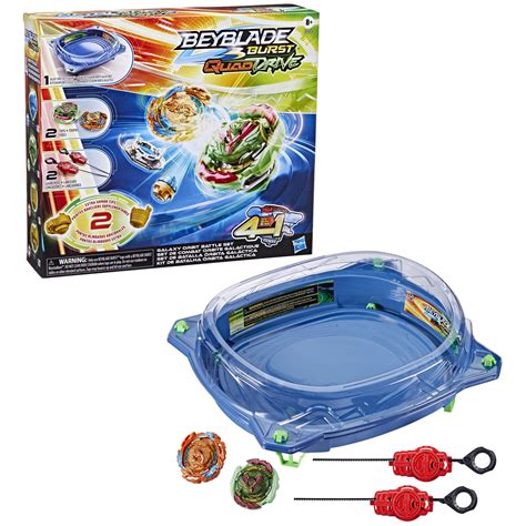 Beyblade Burst Quaddrive Galaxy Orbit Battle Tops With Launchers