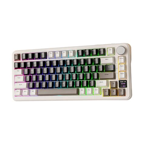 Teclado Mecánico Para Jugar Rgb Retroiluminado Recargable 81 Teclas