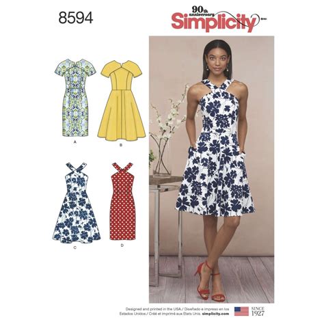 How To Use A Simplicity Sewing Pattern Simplicity Mimi G Style Women