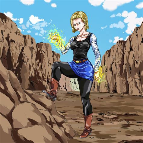 Fan Art Androide 18 By Gojuma On Deviantart