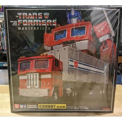 一次膠 變形金剛 Transformers 初版 Mp 4 完全版 Mp 04 Convoycommander Mp4 蝦皮購物