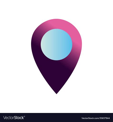 Gps Mark Icon Design Royalty Free Vector Image
