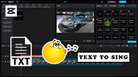 How To Use Text To Speech In CapCut Video Editing Applicaton YouTube