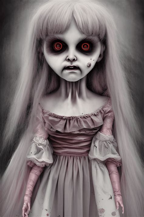 The Possessed Doll Paint A Frightening Possessed Doll With Malevolent Creative Fabrica
