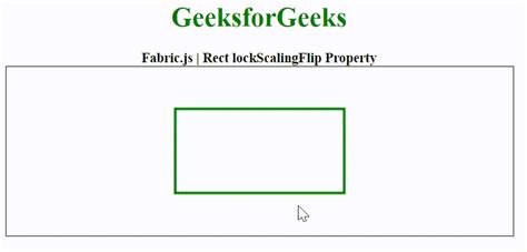 Fabric Js Textbox LockScalingFlip Property GeeksforGeeks