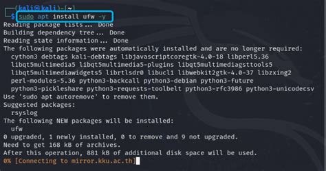 How To Install And Setup Firewall On Kali Linux Linuxways