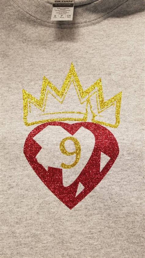 Descendants Evie Crown Heart Svg Png Dxf Eps Cut Files For Etsy