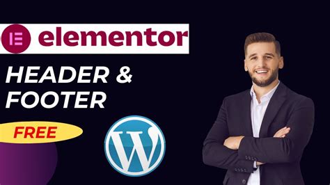 how to create custom header and footer using elementor pro in wordpress