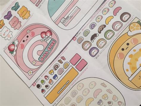 뚠뚠토이 롤케이크 종이놀이북 만들기 무료도안 네이버 블로그