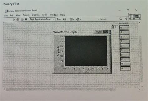 Binary Files Binary Data Writevi Front Panel File