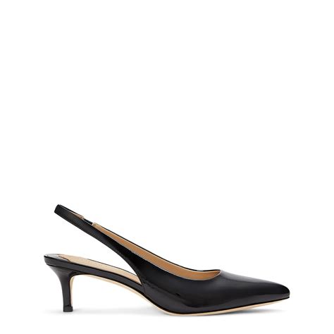 Lauren By Ralph Lauren Burnished Leather Slingback Pump Women